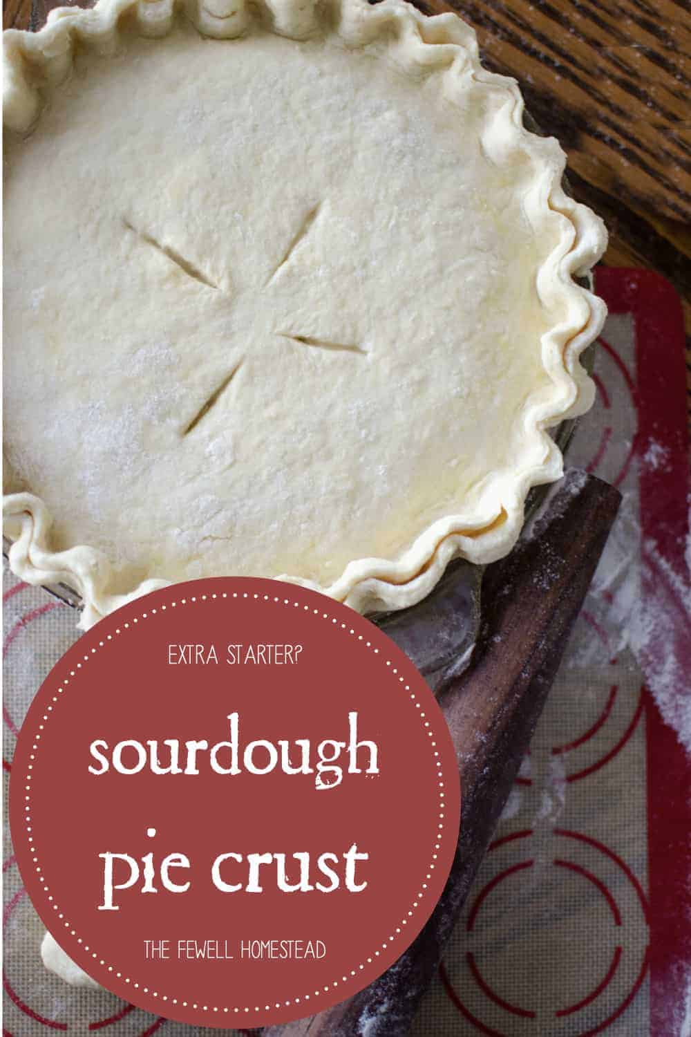Easy Sourdough Pie Crust - Amy K Fewell | Homesteading for the Kingdom