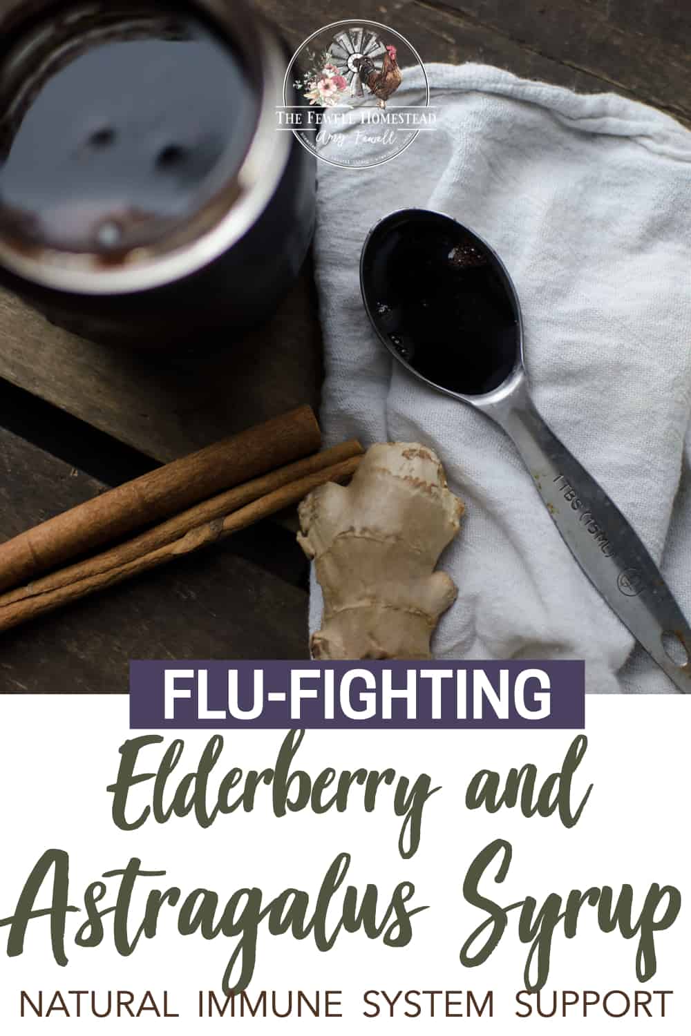 Flu Fighting Elderberry and Astragalus Syrup - Amy K Fewell ...